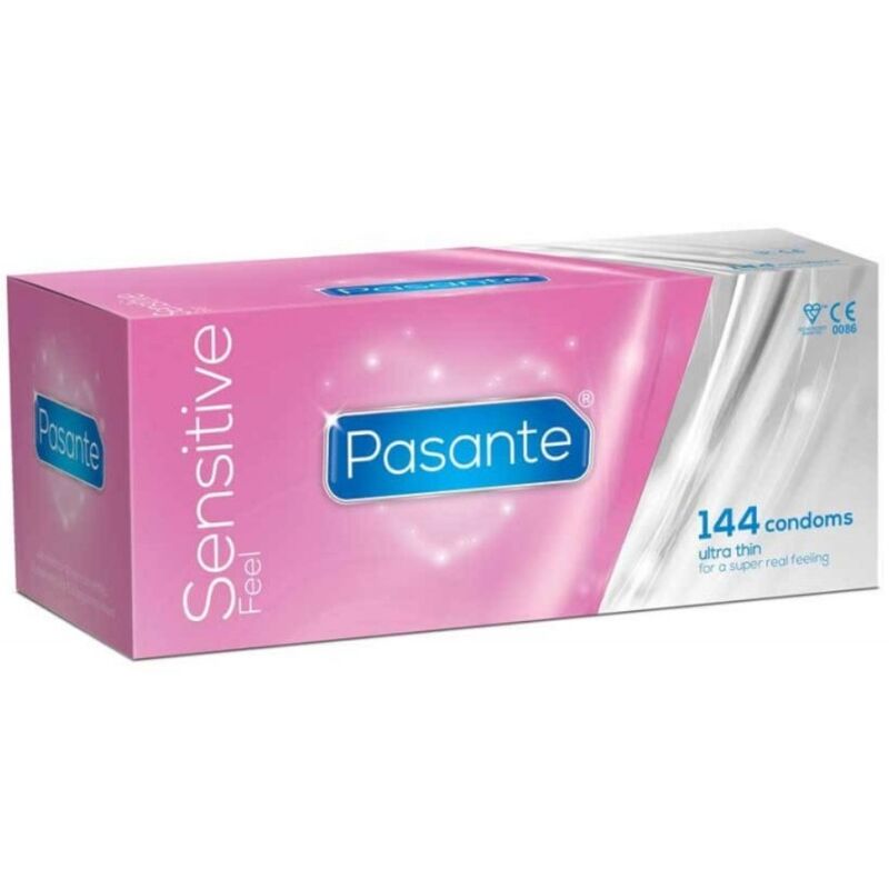 PASANTE - SENSITIVE ULTRAFINE CONDOMS 144 UNITS – Manifique